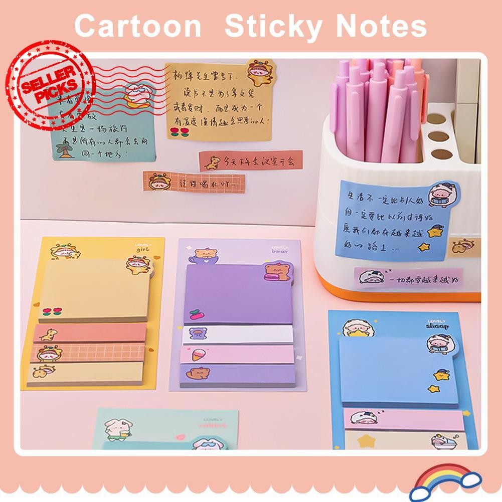 Cartoon Index Sticky Notes Tags Office Classification Notes Notes ...