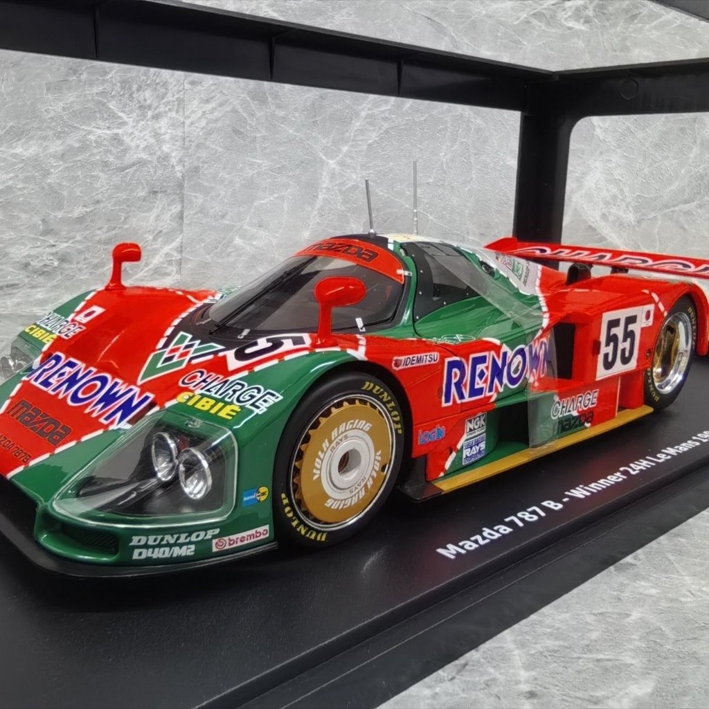 Cmr 1/18 Mazda 787B #55 1991 24h LM Model Champion Alloy Two Doors ...