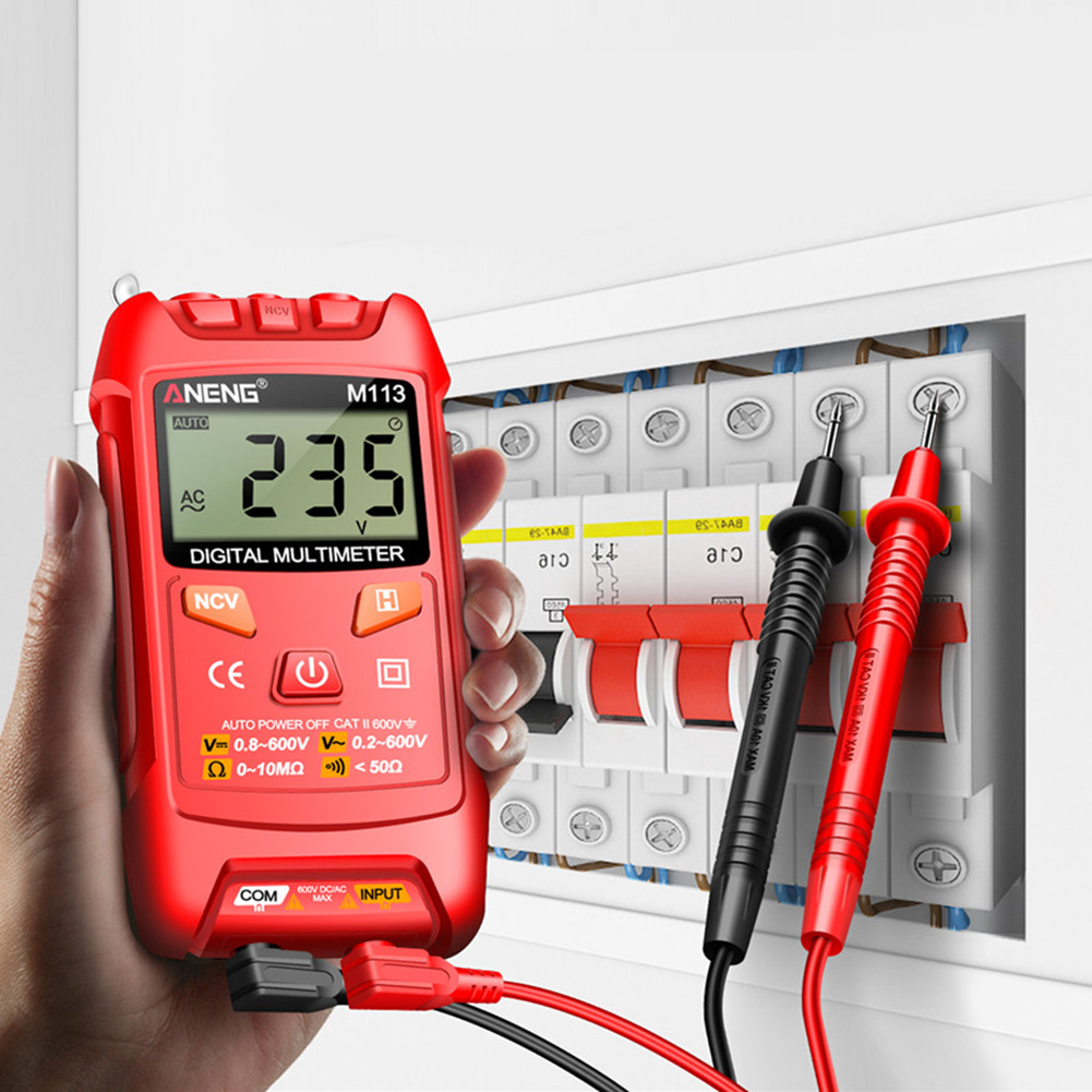 Digital Mini Multimeter Tester Intelligent Multimeter Data Hold Voltage ...