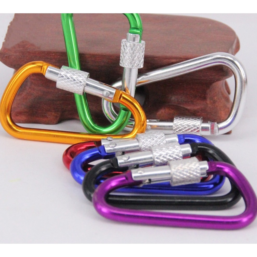 Professional Climbing Carabiner D Shape Mountaineering Buckle Hook ...