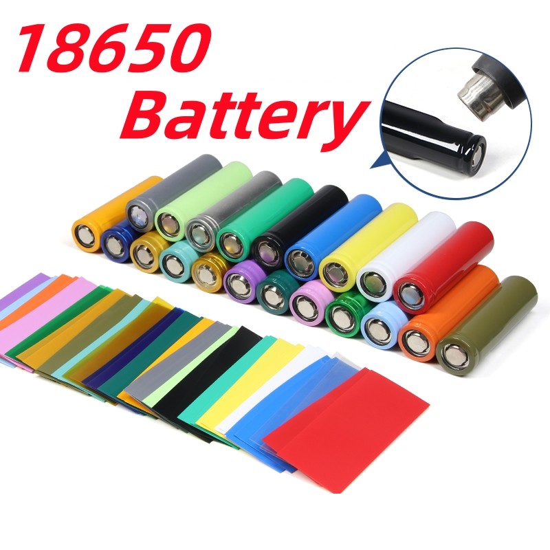 18650 Battery Film Tape 29mmx72mm PVC Heat Shrink Tubing Protect Pipe ...