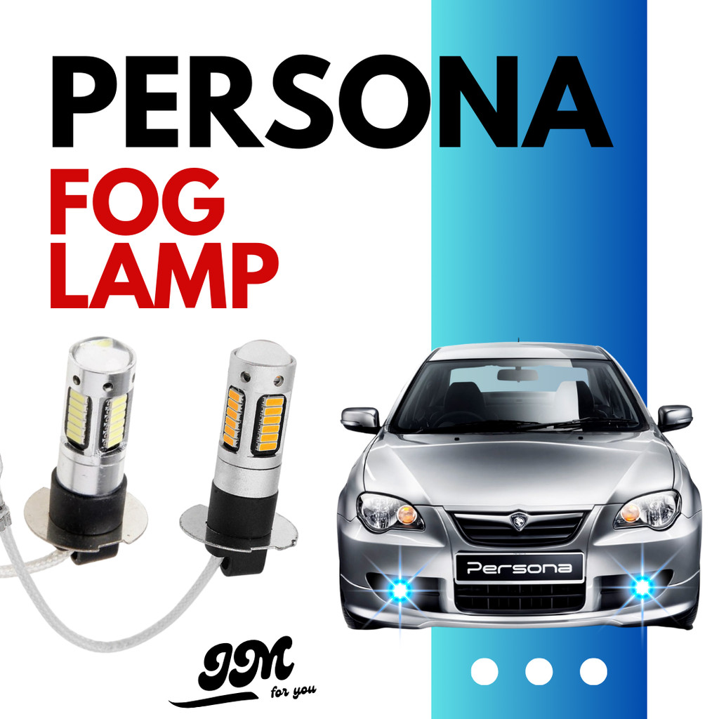 PROTON PERSONA FOG LAMP LED BULB White Yellow Lampu Replacement ...