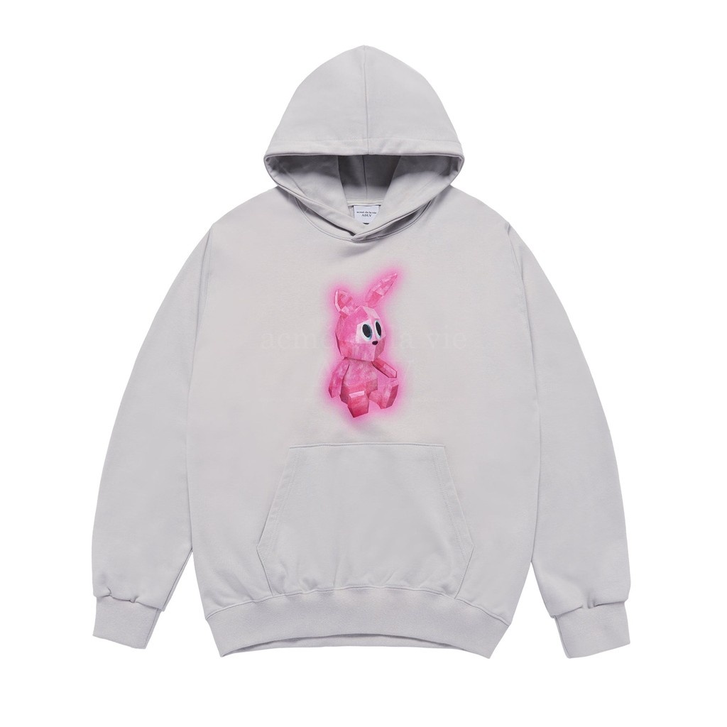 ADLV x Hoshi Retro Rabbit Hoodie - Grey | Shopee Malaysia