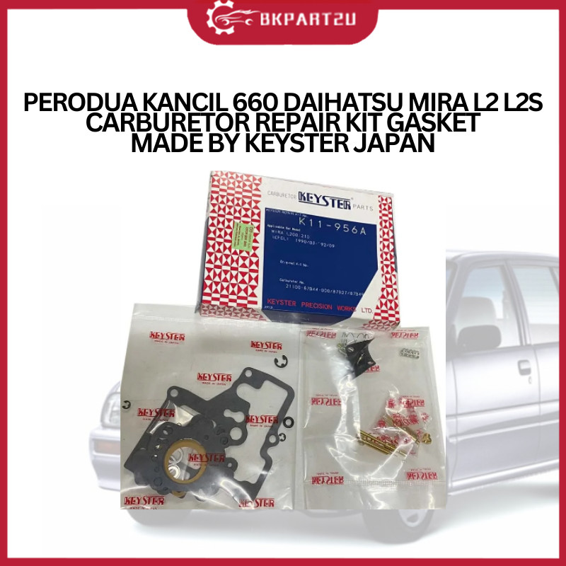 PERODUA KANCIL 660 DAIHATSU MIRA L2 L2S CARBURETOR REPAIR KIT GASKET ...