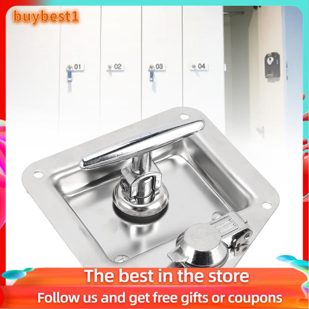 Buybest1 Tool Box Lock Stainless Steel Folding Handle T Latch for ...