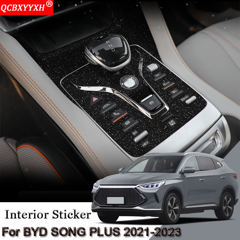 Car Interior Sticker Fit For BYD SONG PLUS 2021-2023 Center Console ...