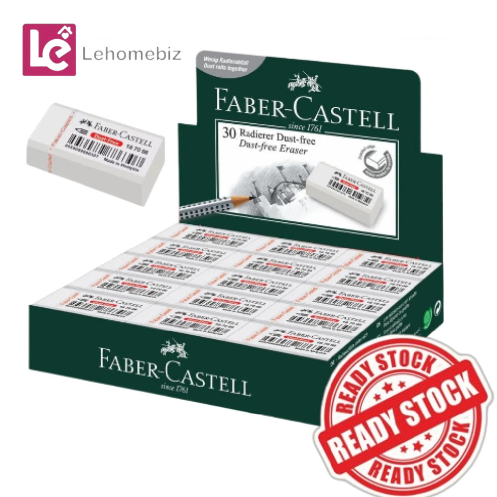 Faber-Castell Dust Free Eraser / Rubber / Pemadam (price for 1pc ...