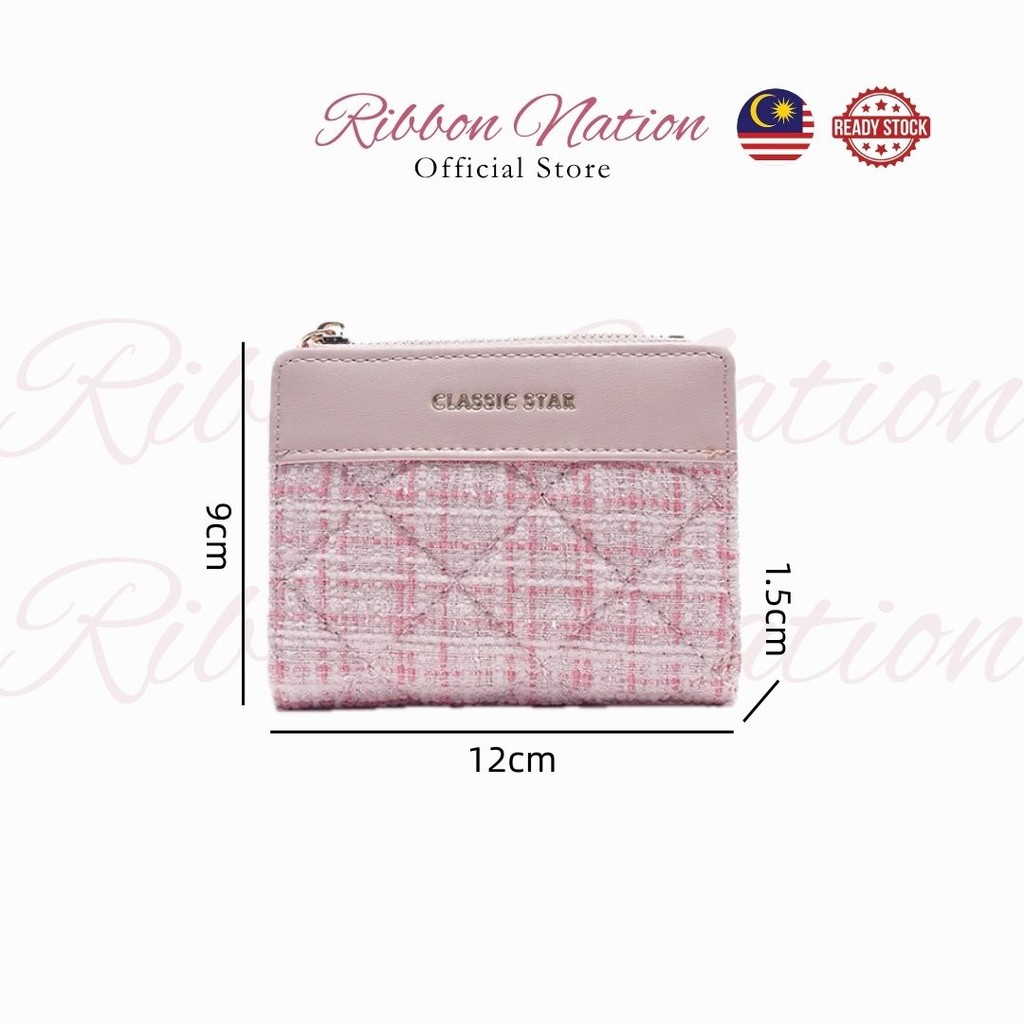 🎀 🇲🇾 𝐑𝐄𝐀𝐃𝐘 𝐒𝐓𝐎𝐂𝐊 🇲🇾🎀 Classic Wallet Cute Waterproof Dompet Student ...