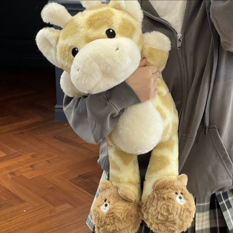 Alisa Anak patung zirafah comel mainan mewah gadis tidur anak patung ...