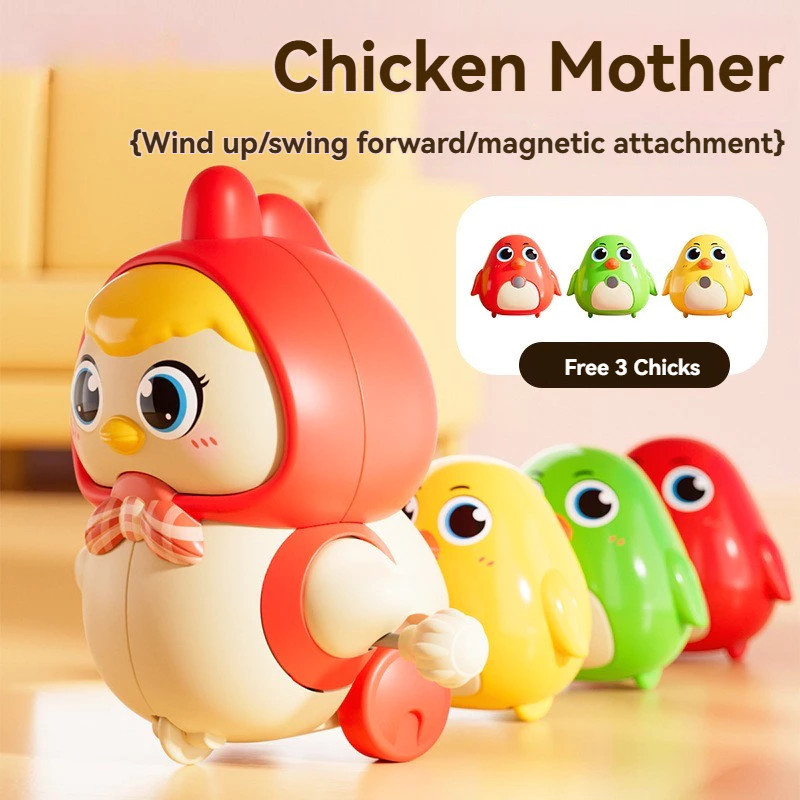 Baby Crawling Toy Swinging Magnetic Walk Chicken Toys Electric Cartoon ...