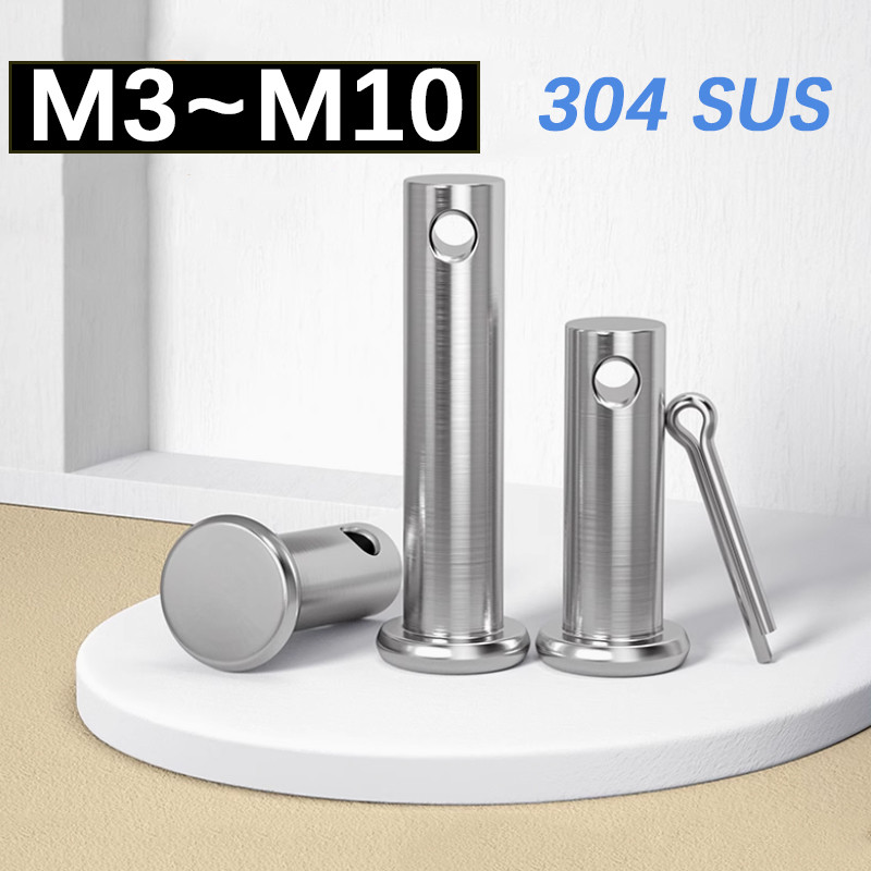Flat Head Cylindrical Pin Plug Pin Positioning Pin 304 Stainless Steel ...