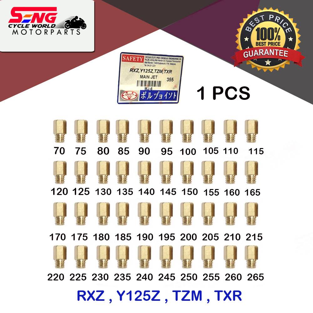 YAMAHA RXZ MAIN JET (70 - 500 SIZES ) | Shopee Malaysia