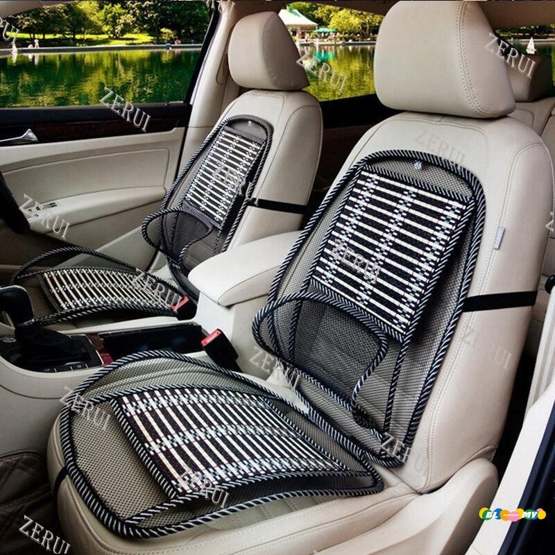 Mesh Ventilated Car Seat Pad - Lumbar Support Cushion for Office Chair ...