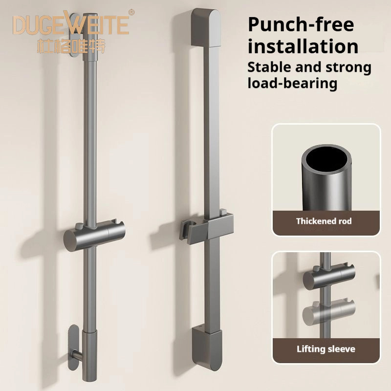 [Ready Stock] Bathroom Shower Bracket Stainless Steel Liftable Shower ...