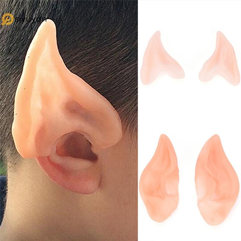 Si Hot Latex Prosthetic Fairy Pixie Elf Ear Halloween Costume Cosplay ...