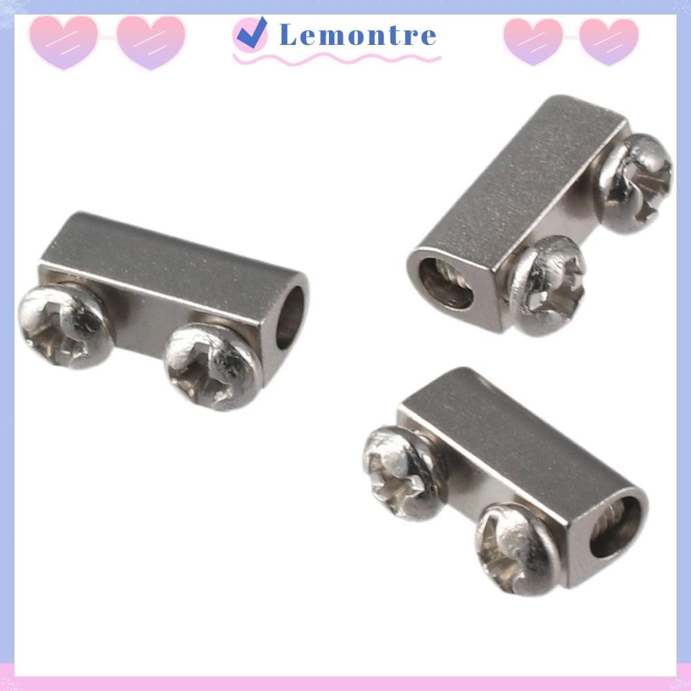 LEMONTRE 30pcs Cable Clamps, Stainless Steel Wire Rope Clamp, Fixing ...