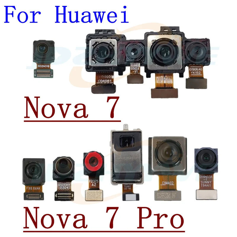 Original Rear Camera For Huawei Nova7 Nova 7 Pro 5G Front Facing Selfie Back Main Camera Module ...