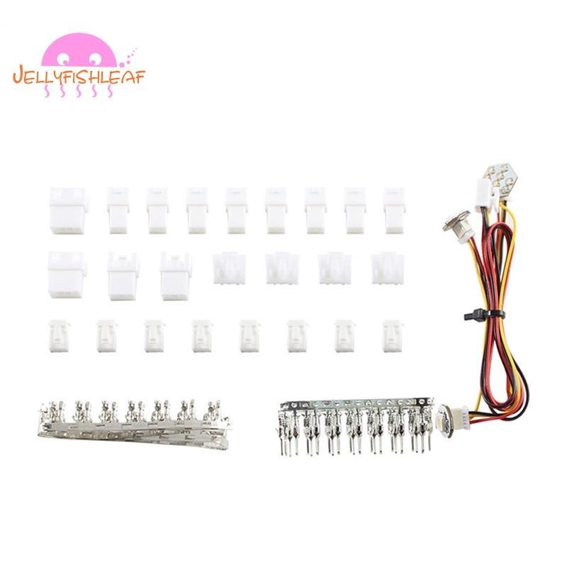 RGBW LED Kit Mini Button PCB Leds PTFE Wiring Harness Led Light for ...