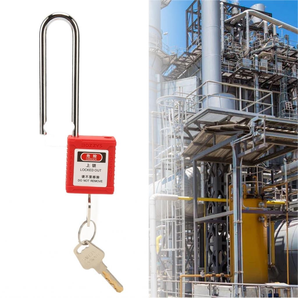 Shopp Engineering Safety Padlock Impact Resistance Anti Pressure Red ...