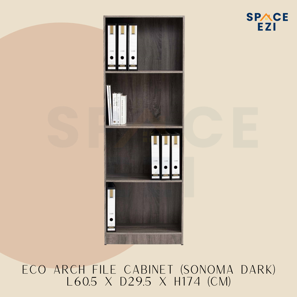 Space Ezi Eco 4 Tier File Cabinet/ bookcase/ rak buku/ book shelf ...
