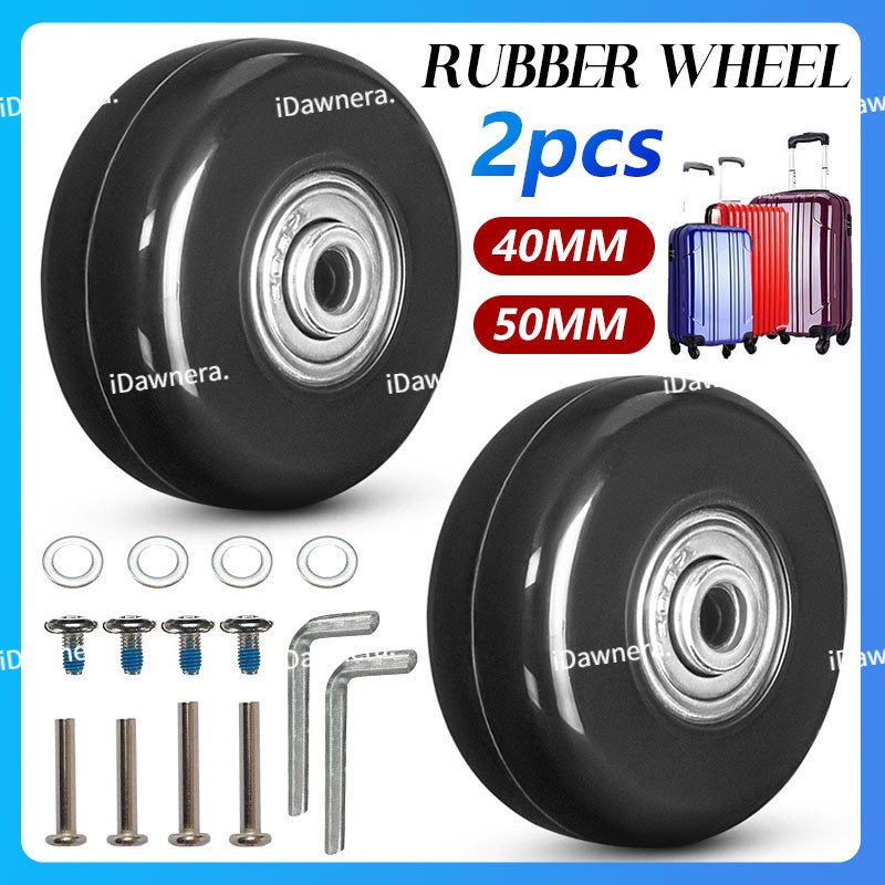 Ready Stock 2pc Luggage Wheels Suitcase Replacement Wheels Repair OD ...