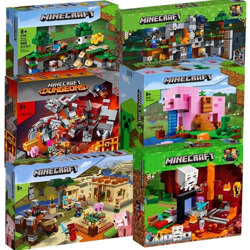 2024 New Products Minecraft Series Compatible Lego Building Blocks ...