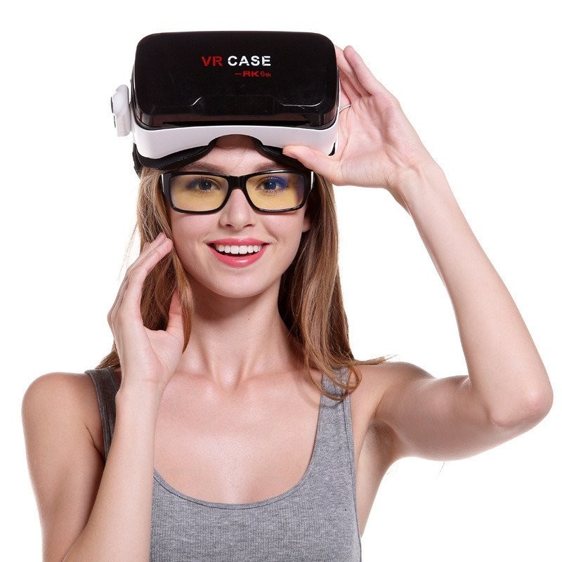 VR CASE 6 generasi myopia VR versi HD VR realiti maya cermin mata mesin semua-dalam-satu lensa ...