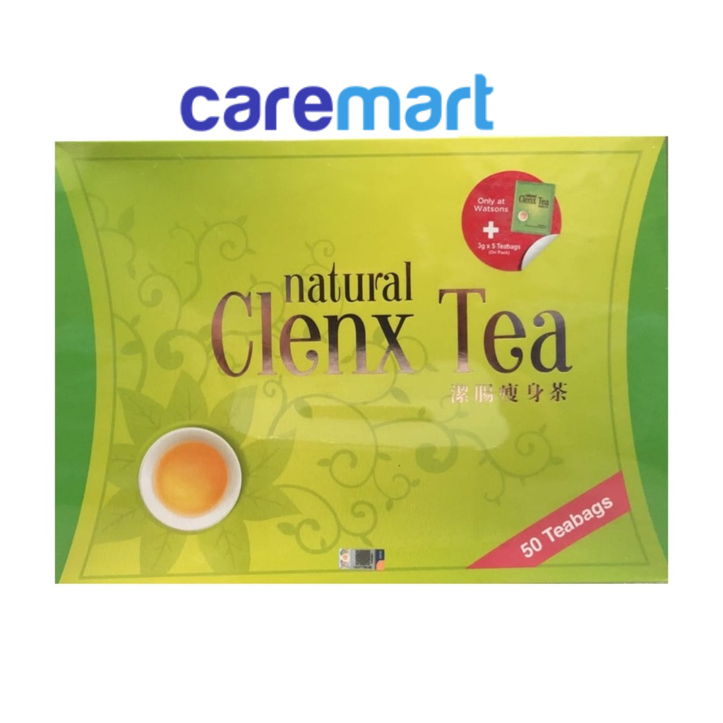 NH DETOXLIM NATURAL CLENX TEA 50 BAGS + FREE 5 ON PACK (EXP:02/2026 ...