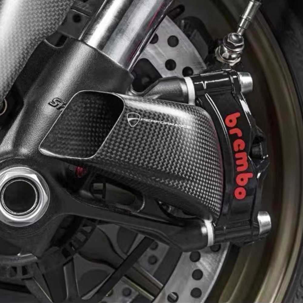 Panigale Street Fighter V4 Carbon Fiber 100MM Caliper Heat Sink Cover ...
