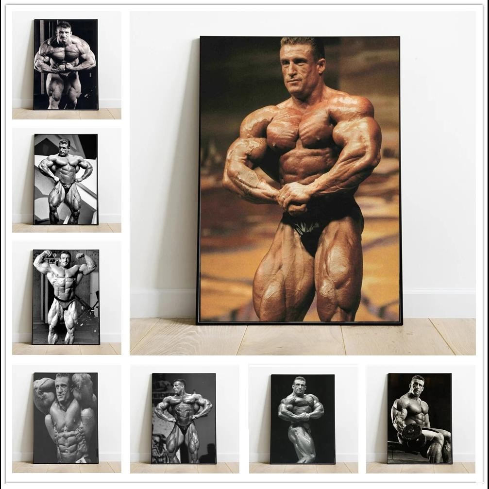 Dorian Yates Bodybuilder Wall Art Muscle Gym Star Poster Prints Canvas ...