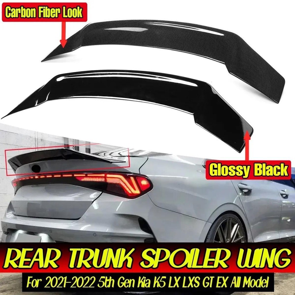 K5 Car Rear Trunk Spoiler Lip Boot Wing Lip For Kia K5 LX LXS GT EX 5th ...