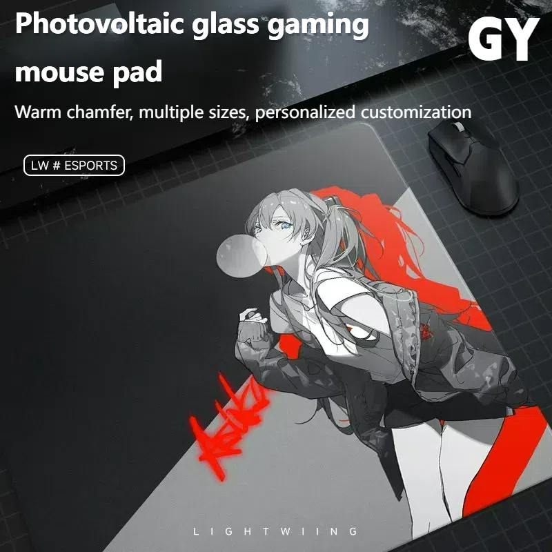 [Customizable] Gy Photovoltaic Glass Mouse Pad Game csgo Gaming fps ...