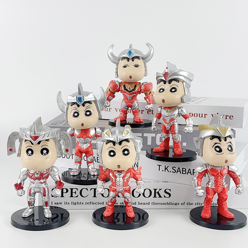 Crayon Xiaoxin Blind Box Hand-Made Cos Concave-Convex Man Ultraman Toy ...