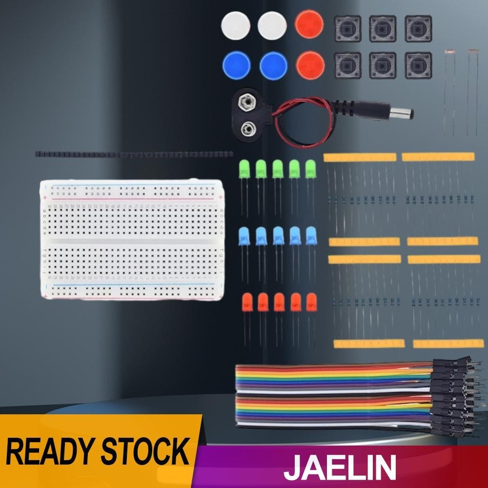 Starter Kit 13 in 1 New Starter Kit USB Mini Breadboard 3 Color LED DIY Kit 400 Holes for ...