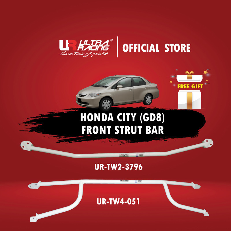 Ultra Racing | Honda City (GD8) 1.5 '03-'08 (2WD) - Front Strut Bar ...