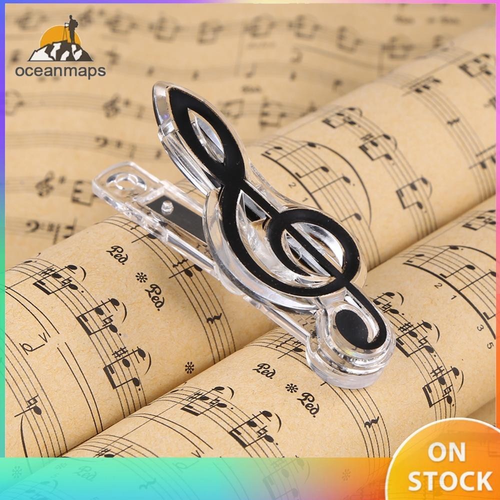 OCE! Musical Note Letter Paper Clip Music Book Paper Sheet Spring ...
