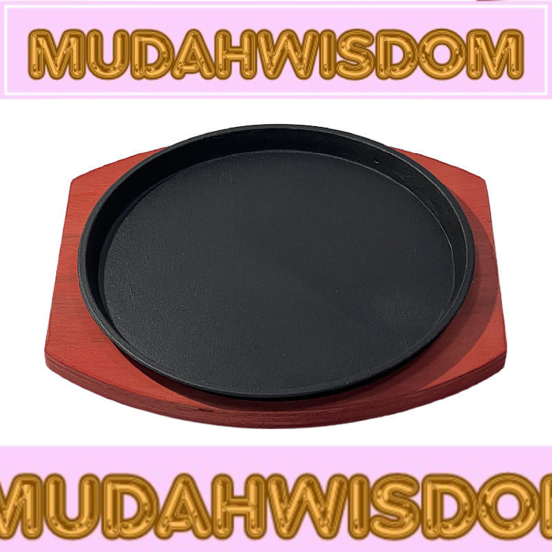 cast iron grill pan street steak western food teppanyaki gas induction ...