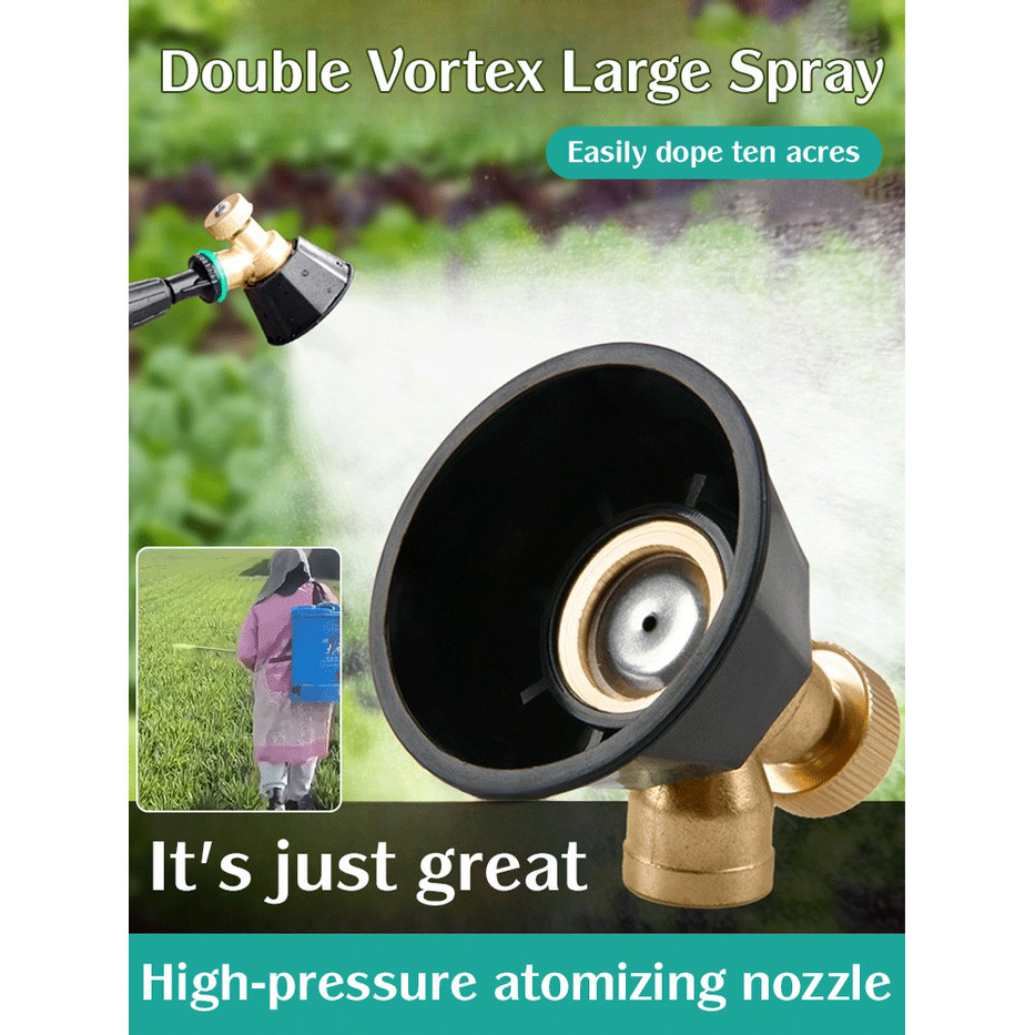 🚚12h Shipping🚚Black Cyclone High Pressure Atomizer Nozzle /Versatile ...