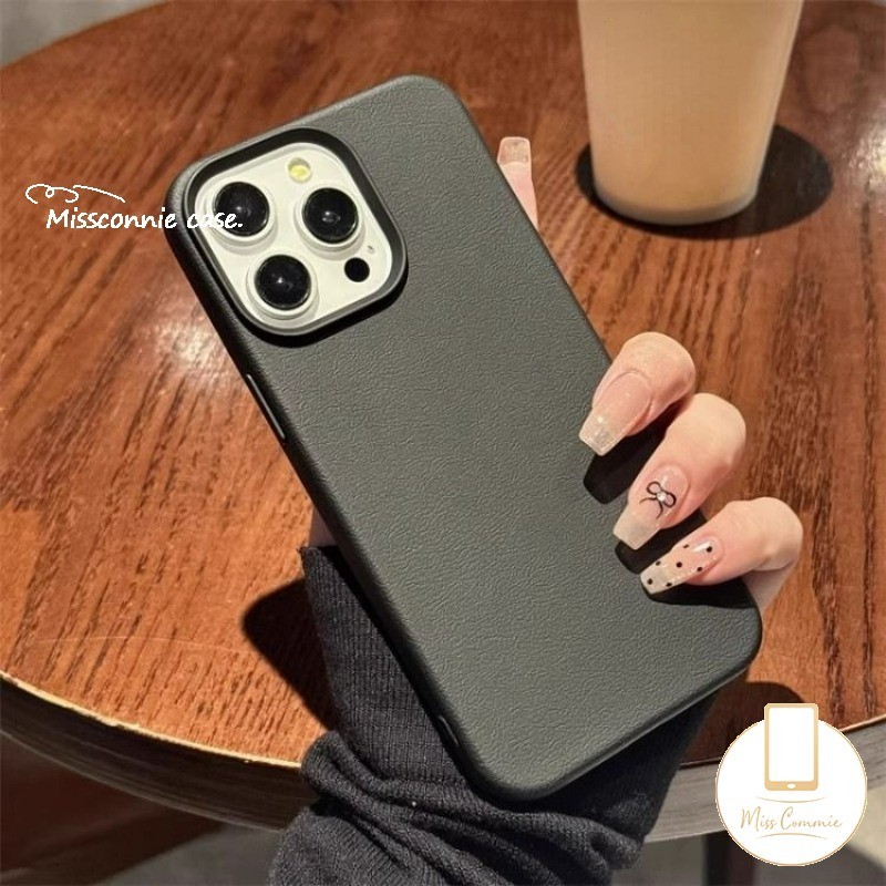 Luxury Leather Pattern Macaron Shockproof Phone Case Compatible for ...