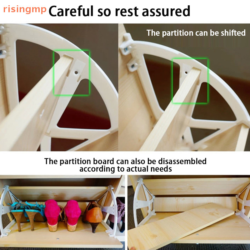 [risingmp] Shoe Cabinet Hinges Accessories Plastic Hinge For Shoes Rack ...