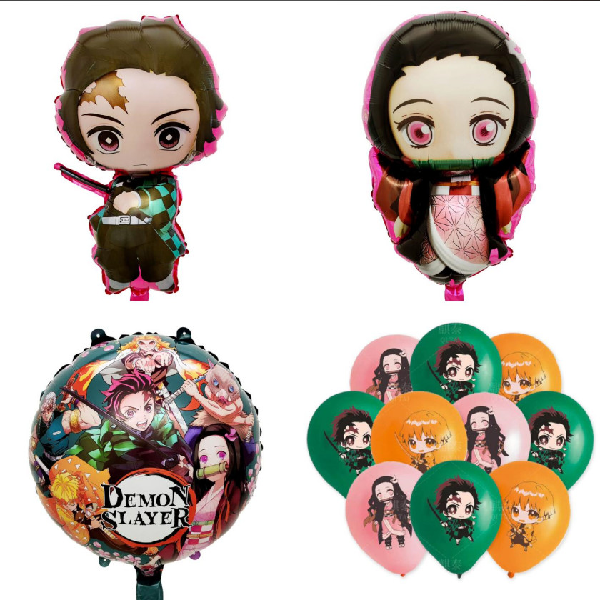 Cartoon Cartoon Anime Demon Slayer Aluminum Film Balloon Tanjirou ...