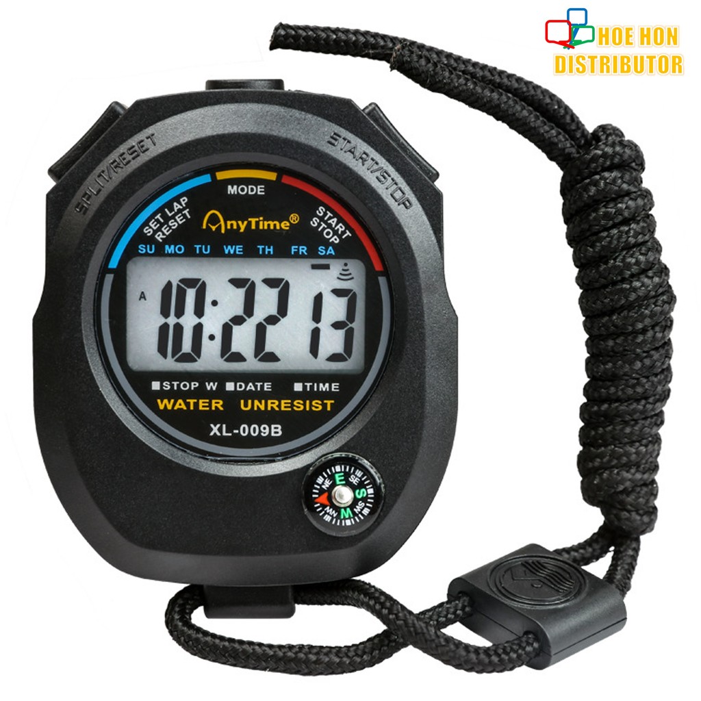 Digital Sport Stopwatch 009 + Compass 1/100 Second Training ...