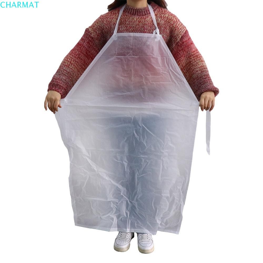 CHARMAT PVC Apron, Thicker Long Transparent Apron, Work Clothes ...