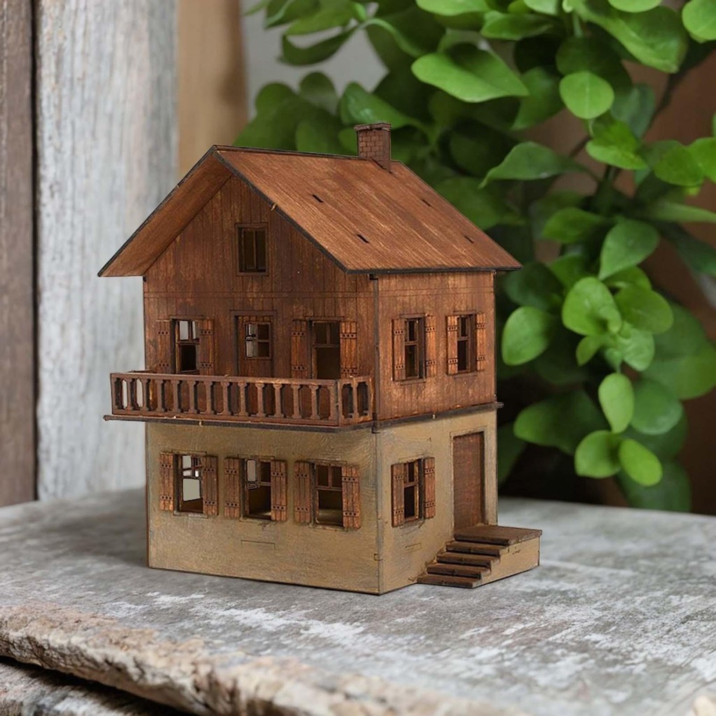 [uguuiya] 1/72 Building Model House, 1/72 House Model Kits, Unpainted ...