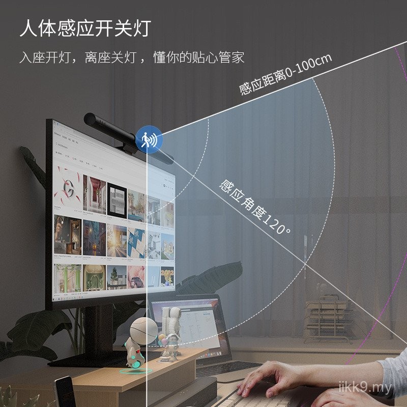 Lampu gantung monitor skrin Paparan lampu meja pelindung mata komputer ...