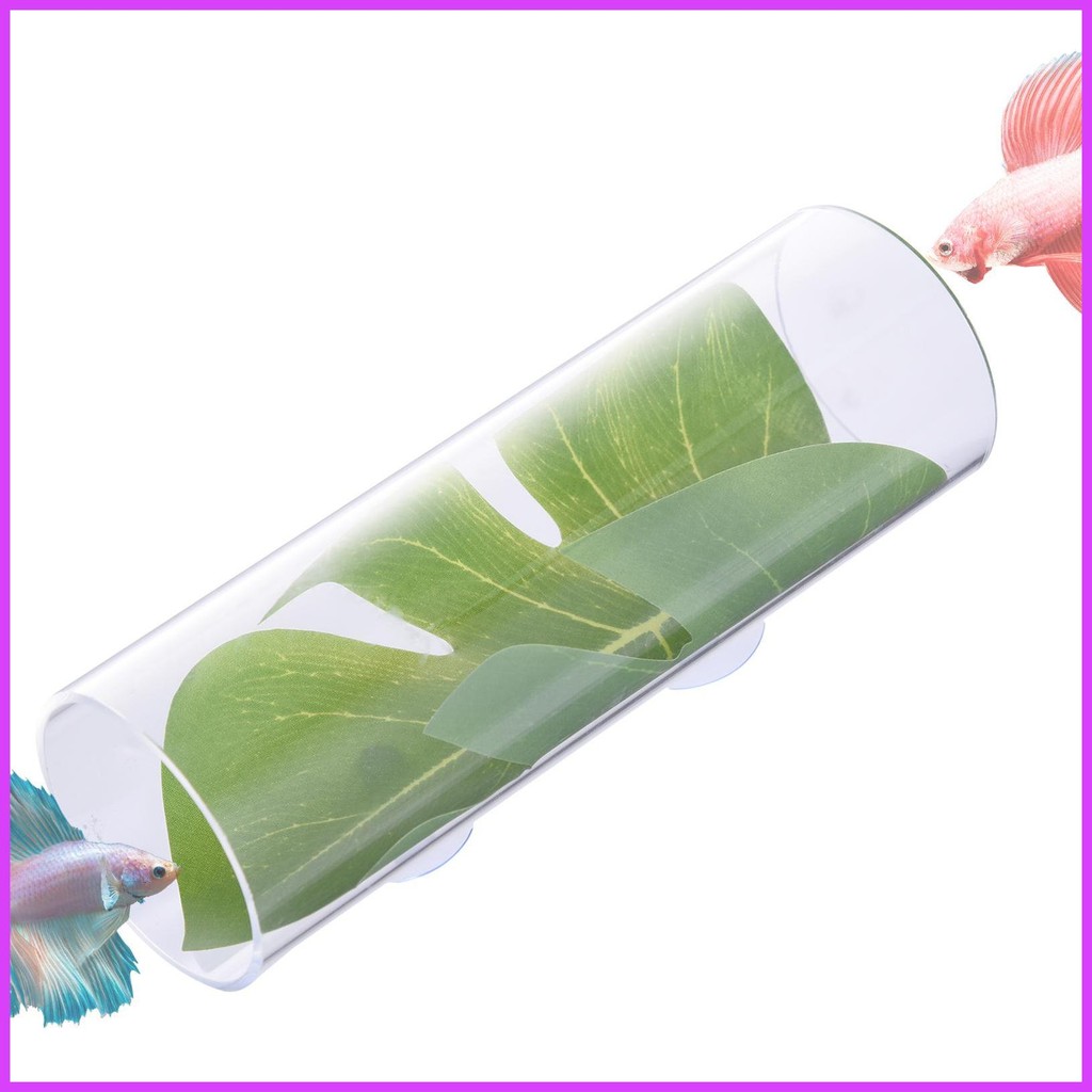 Fish Tunnel for Aquarium Hole Hollow Betta Fish Cave Betta Fish Toys ...