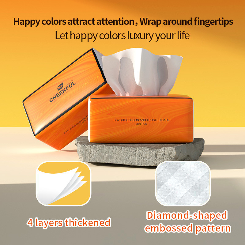 CHEERFUL tissue facial tissue pocket tissue Botare Air-Cushion Face ...