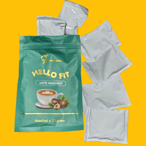 MESTI CUBA 🔥 HELLO FIT LATTE HAZELNUT by GLOWQUEENZ | Shopee Malaysia