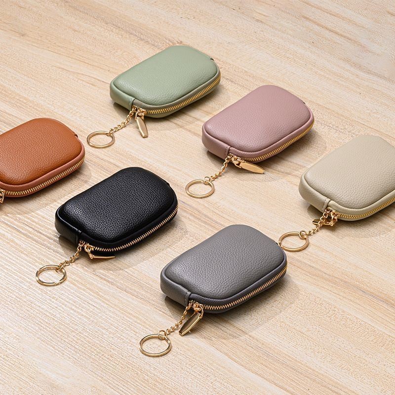 Fashion Women's Zipper Coin Purse Mini Bag Key Storage Bag | Shopee ...