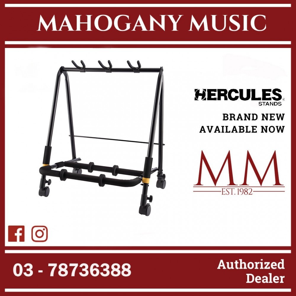 Hercules GS523B Plus 3-PC Guitar Display Rack W/ Casters | Shopee Malaysia